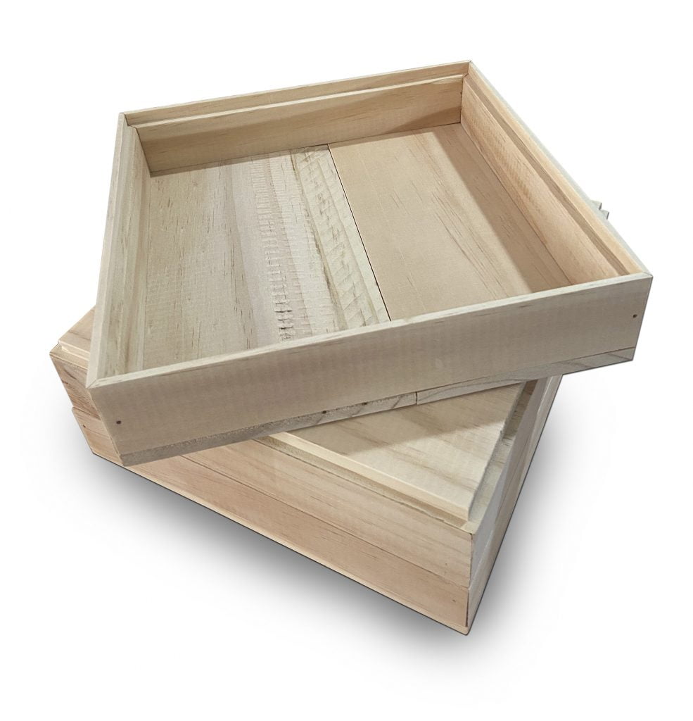 3-Layer Stackable Storage Box (Pine wood) & Custom Available | DE ...