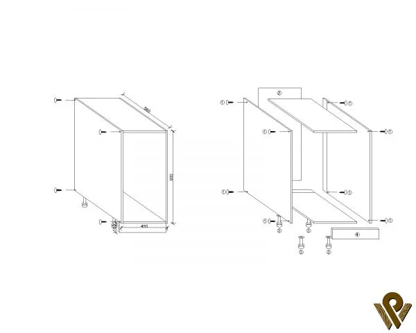 Wardrobe Carcass (900mm) Height | DE WOODPANEL RESOURCES