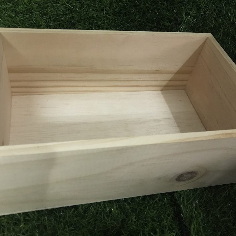 Wooden Storage Box ( Pine Wood ) 170mm* 270mm | DE WOODPANEL RESOURCES