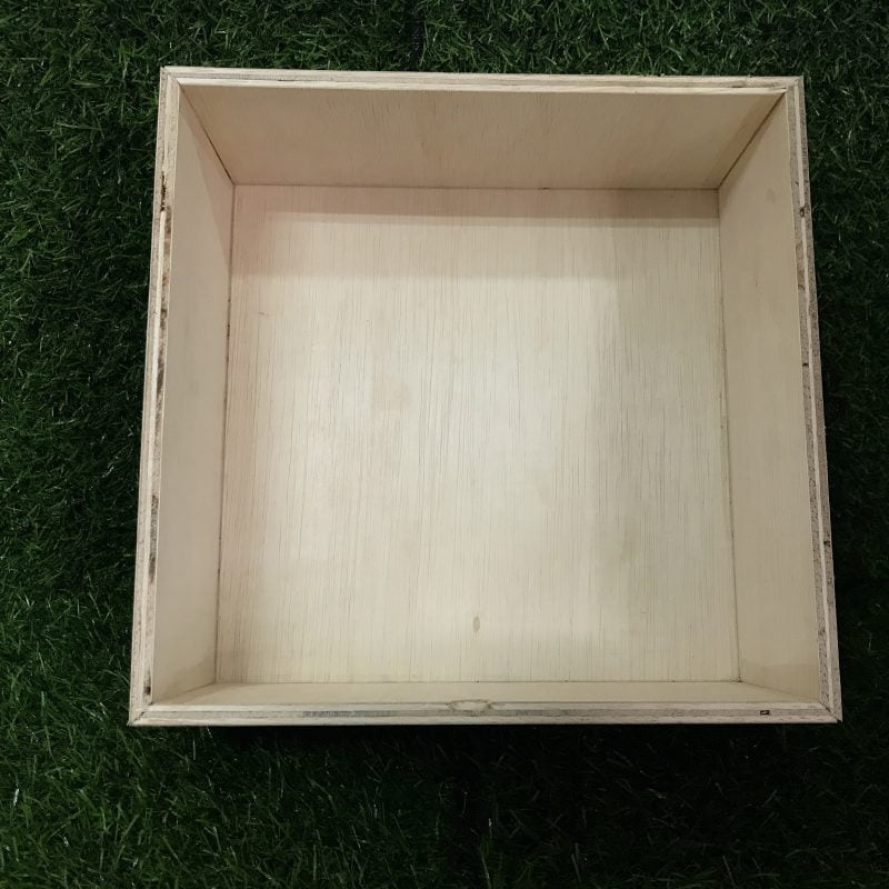Wooden Storage Box 25cm*25cm ( Pine Wood ) | DE WOODPANEL RESOURCES