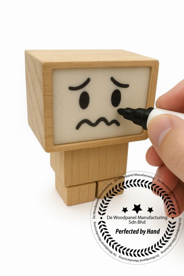 Wood note Buddy Memo Wooden figure | DE WOODPANEL RESOURCES