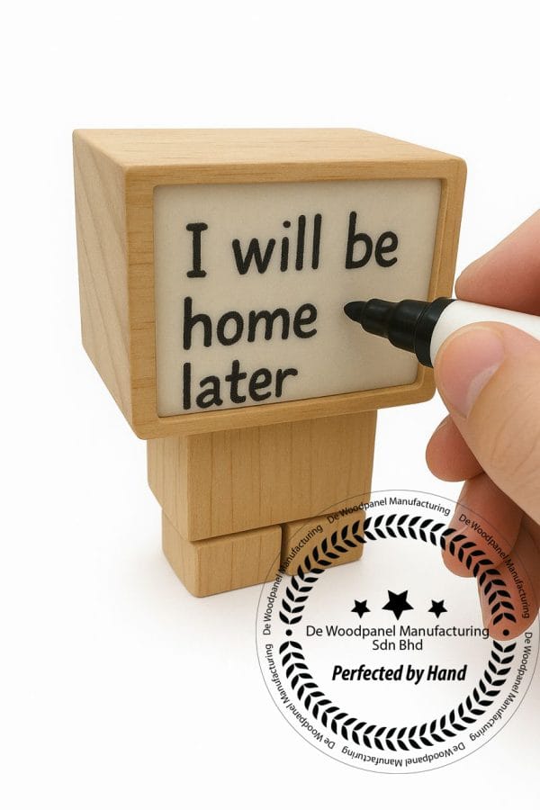 Wood note Buddy Memo Wooden figure | DE WOODPANEL RESOURCES