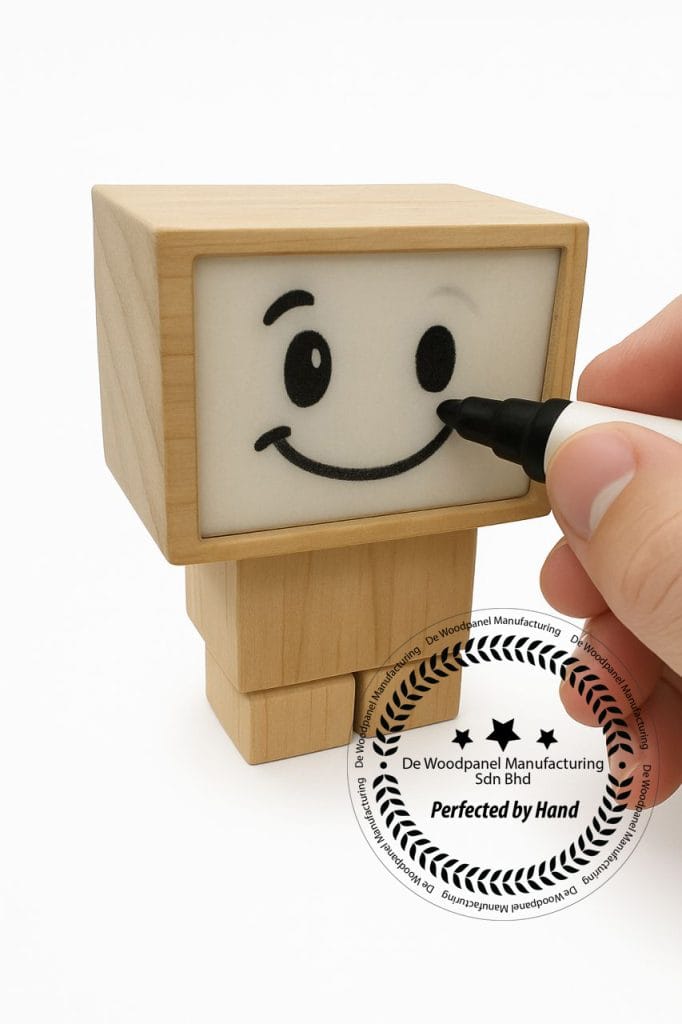 Wood note Buddy Memo Wooden figure | DE WOODPANEL RESOURCES