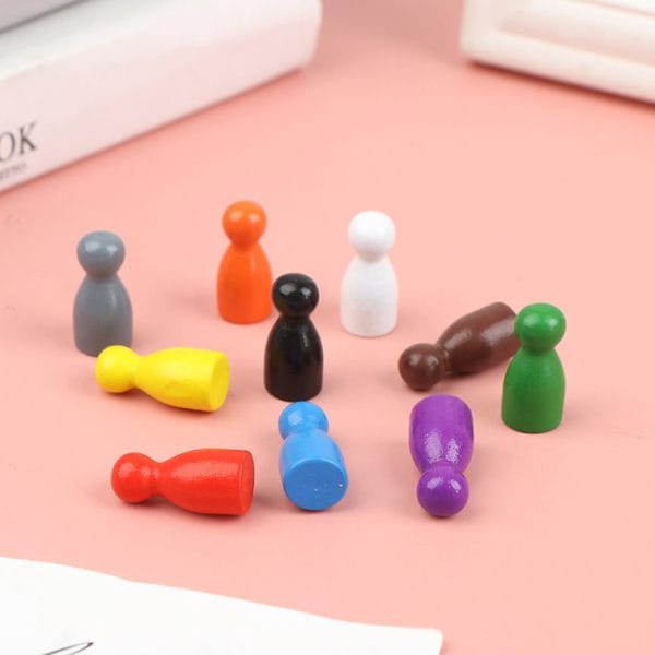 Board game character colours (10pcs per pack) | DE WOODPANEL RESOURCES